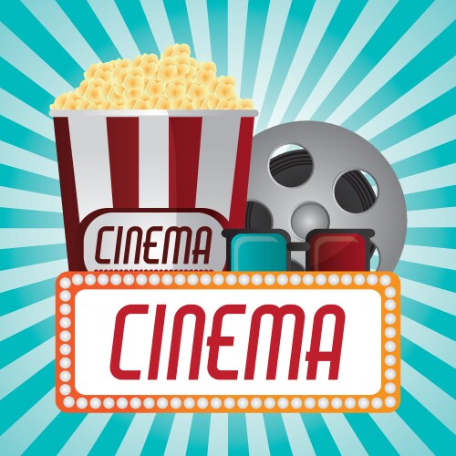 Logo for cinema Royalty Free Vector Image - VectorStock