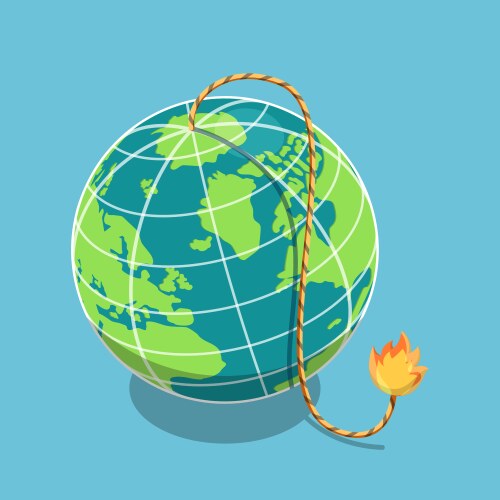 Burning Earth Vector Images (over 3,700)