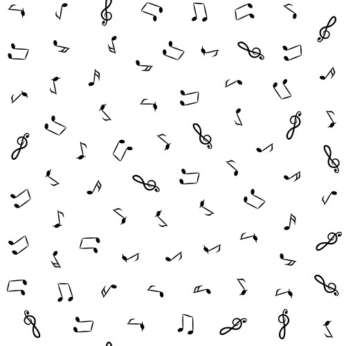 Music notes background Royalty Free Vector Image