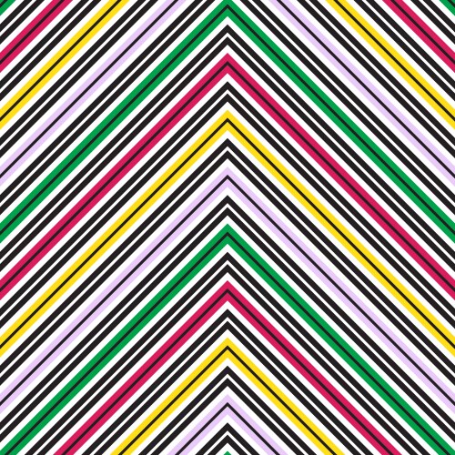 Rainbow chevron diagonal stripes seamless pattern Vector Image