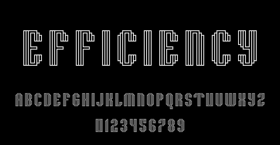 Set of alphabets font letters and numbers Vector Image