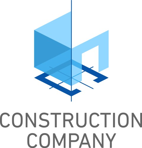 Building blocks logo Royalty Free Vector Image