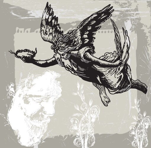 Guardian Angel Drawing Vector Images (over 590)