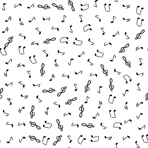 Music notes background Royalty Free Vector Image