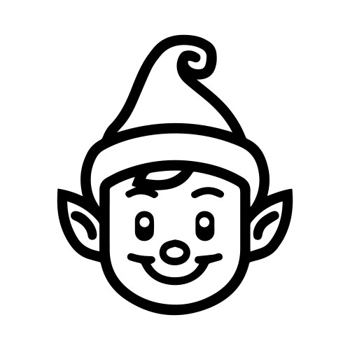 Christmas Elf Outline Vector Images (over 980)