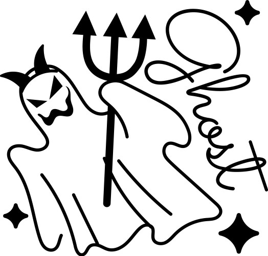 Lost ghost Royalty Free Vector Image - VectorStock