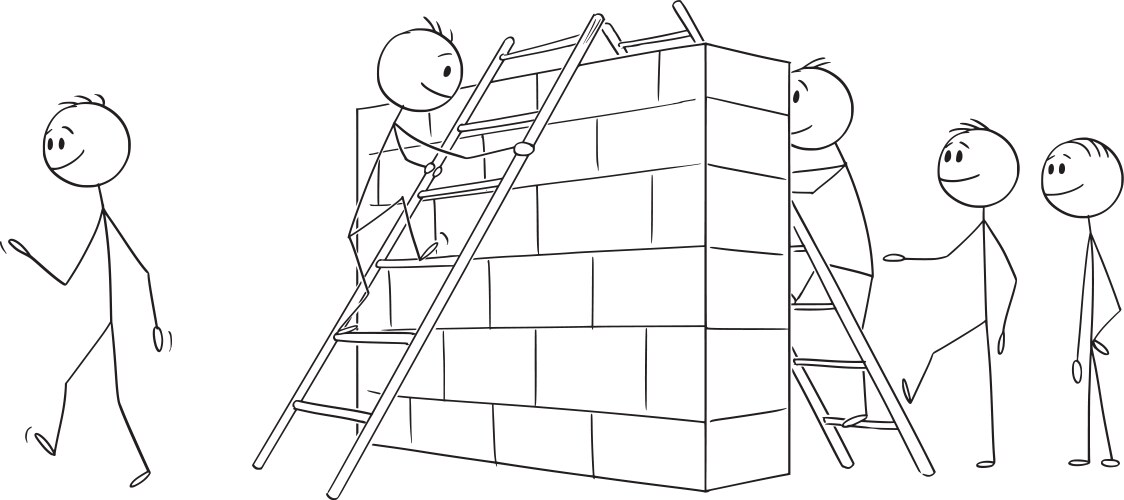 Stickman Wall Vector Images (over 200)