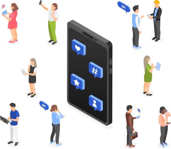 Social Media Addiction Vector Images (over 7,600)