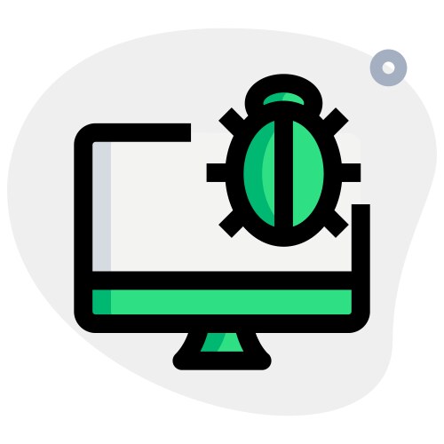 Unexpected issue causing desktop system Royalty Free Vector
