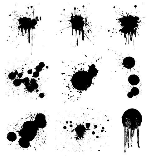 Splash set Royalty Free Vector Image - VectorStock