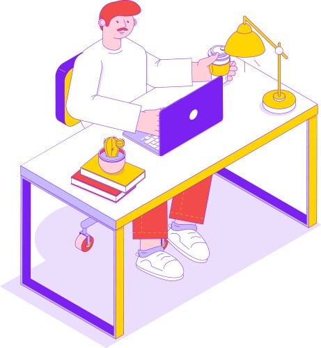 Office worker icon Royalty Free Vector Image - VectorStock