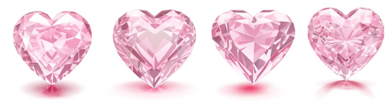 Crystal Hearts Vector Images (over 13,000)
