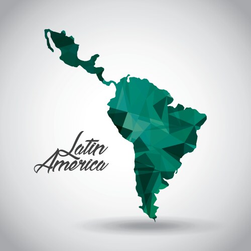 Latin america map Royalty Free Vector Image - VectorStock