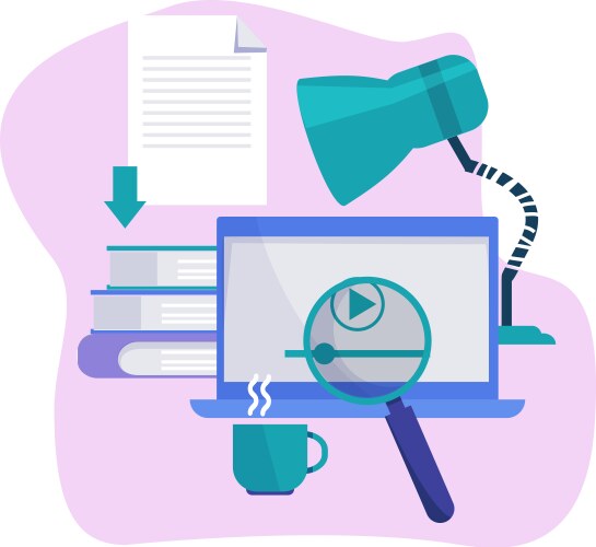 Technologies data streams digital poster Vector Image