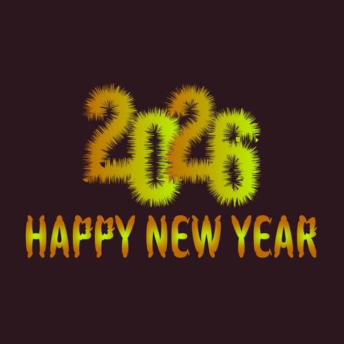 Golden New Year 2026 Celebration – Royalty-Free Vector | VectorStock