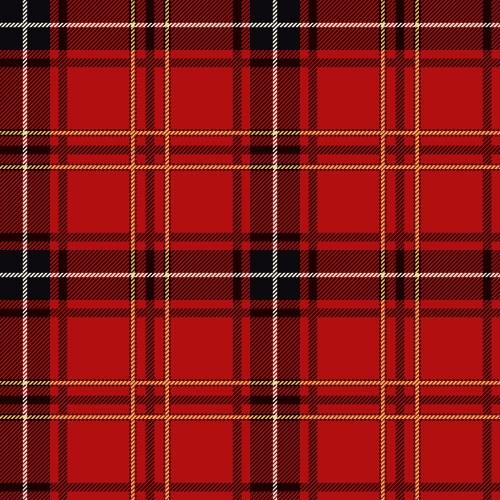 Red tartan plaid scottish pattern Royalty Free Vector Image