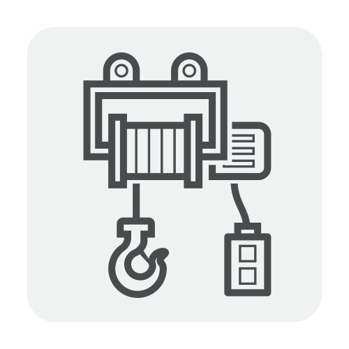 Winch icon Royalty Free Vector Image - VectorStock