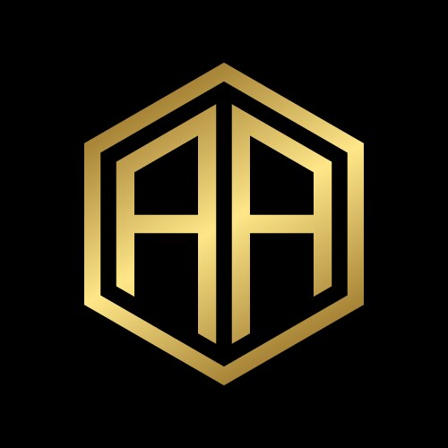 Aa logo Vector Images & Graphics for Commercial Use | VectorStock