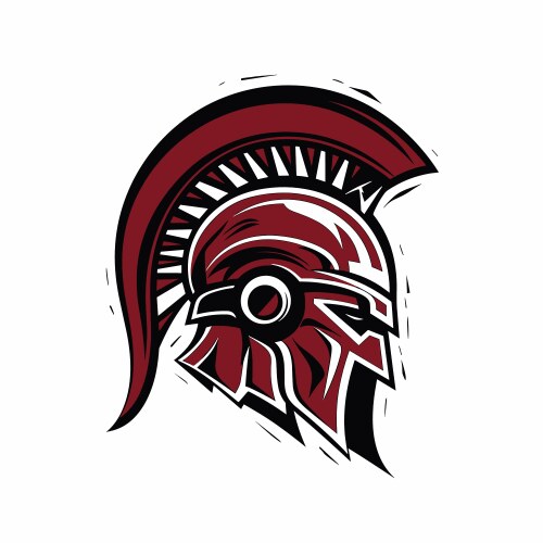 Spartan esport logotype icon sticker logo emblem Vector Image
