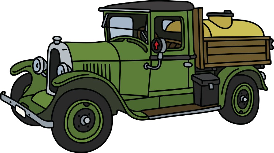 Vintage truck Royalty Free Vector Image - VectorStock