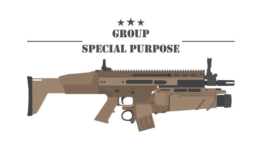 M14 rifle Royalty Free Vector Image - VectorStock