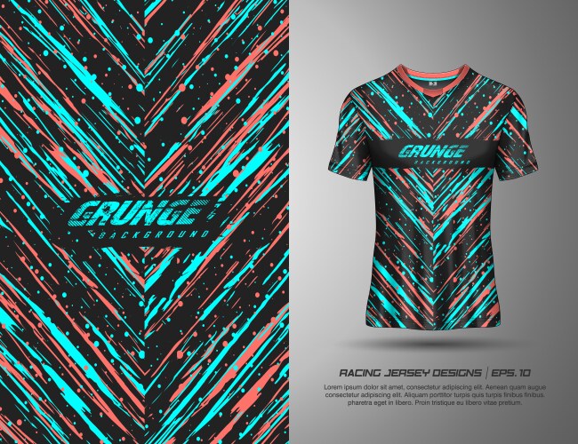 Tshirt sports grunge texture background Royalty Free Vector
