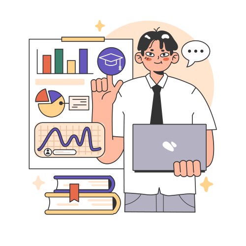 Training workshop interactive process Royalty Free Vector