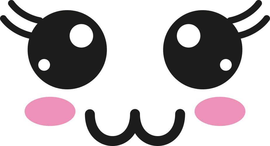 Emoji faces keyboard symbols smile Royalty Free Vector Image