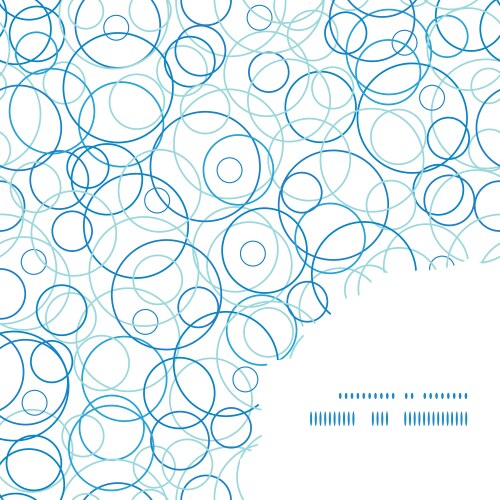 Fabric circles abstract diagonal pattern Vector Image