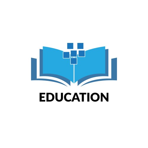 Education logo image Royalty Free Vector Image