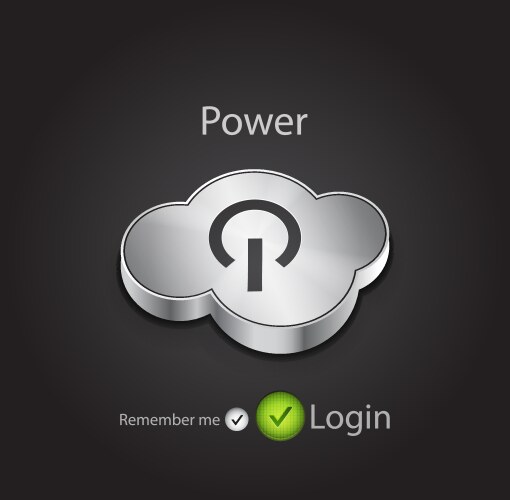 Power button Royalty Free Vector Image - VectorStock