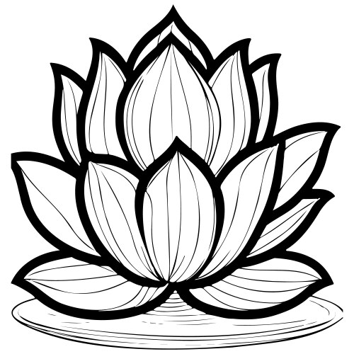Lotus Outline Vector Images (over 16,000)