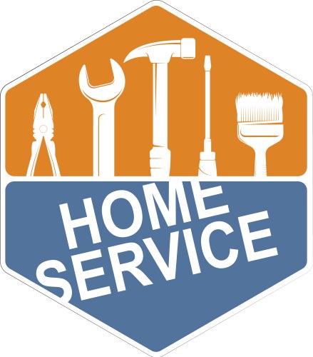 Electricity repair and service symbol Royalty Free Vector