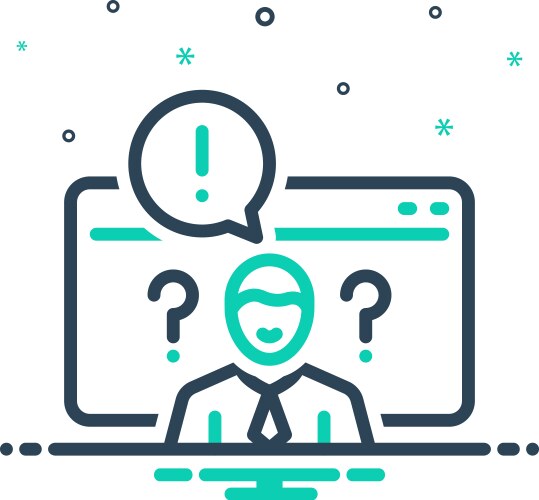 Customers questions Royalty Free Vector Image - VectorStock