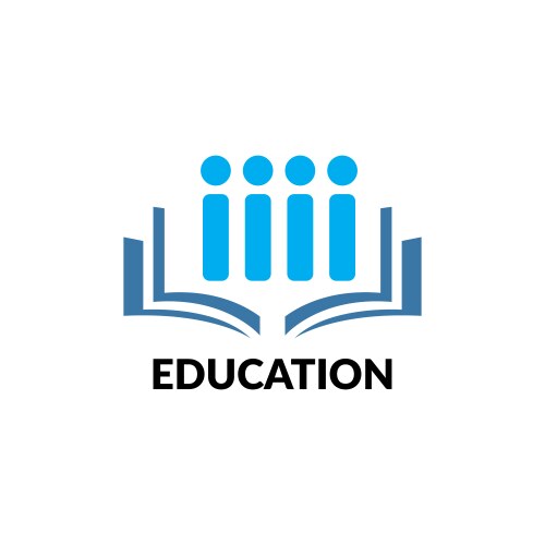 Education logo image Royalty Free Vector Image