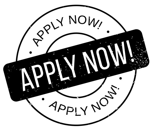 Apply now sticker Royalty Free Vector Image - VectorStock