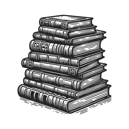 Stack Of Books Logo