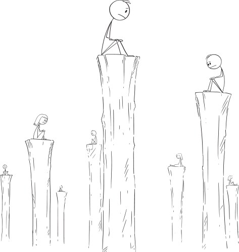 Stickman Alone Vector Images (over 200)