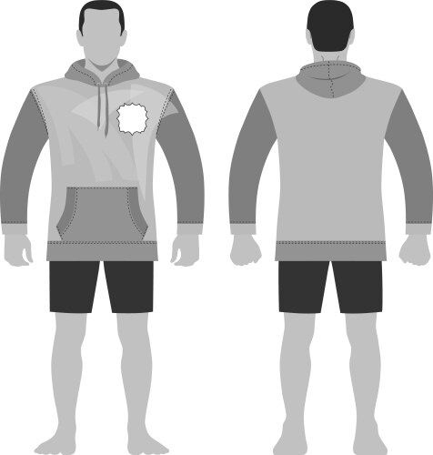 Fashion man figure Royalty Free Vector Image - VectorStock