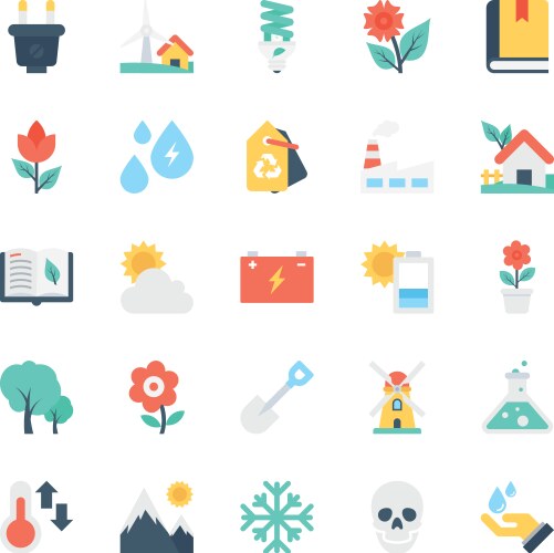 Environment elements Royalty Free Vector Image