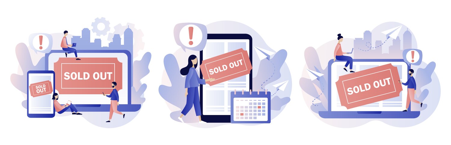 Sold Out Ticket Vector Images (over 190)