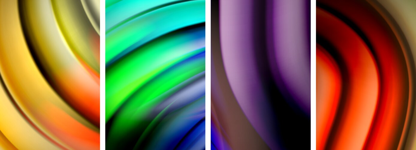 Blurred color line backgrounds Royalty Free Vector Image