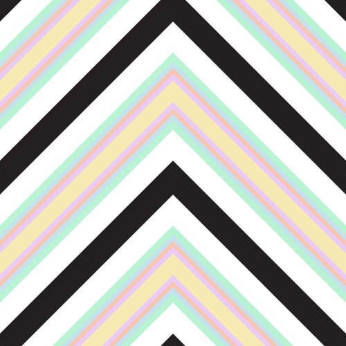 Rainbow chevron diagonal stripes seamless pattern Vector Image