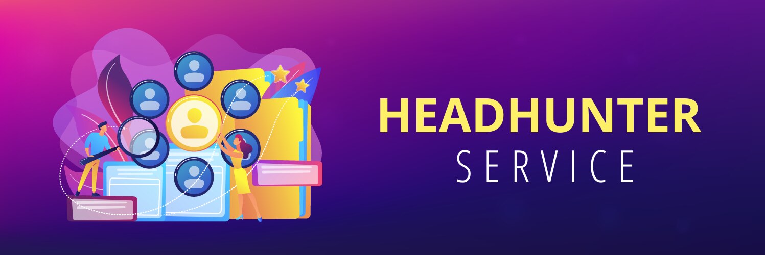 Employee assessment concept banner header Vector Image