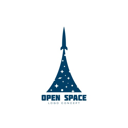 Launch of space rocket Royalty Free Vector Image