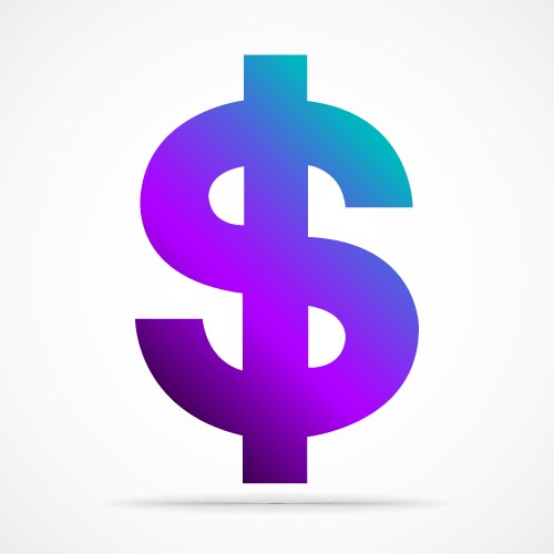 Money Symbol Dollar Sign Blue Vector Images (over 21,000)