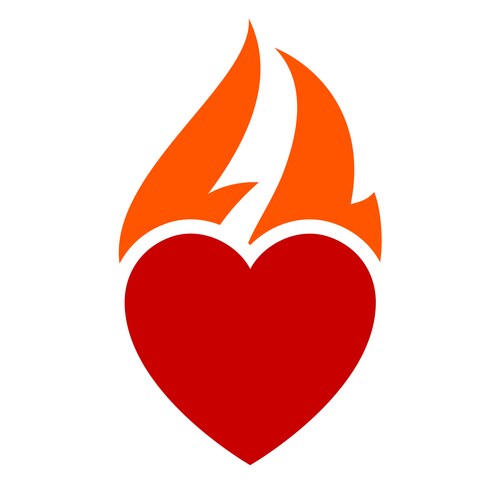 Red broken heart Royalty Free Vector Image - VectorStock