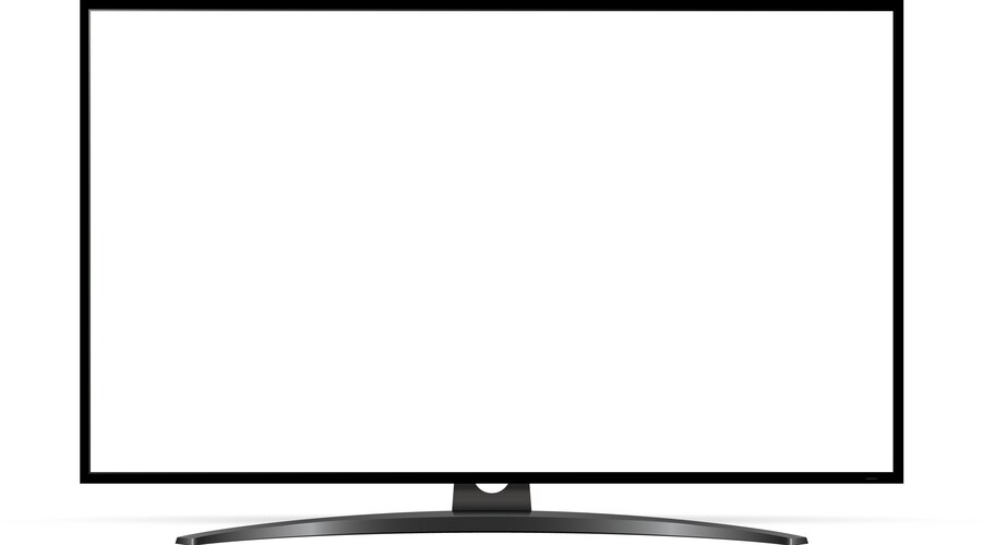 Realistic tv screen modern stylish lcd Royalty Free Vector