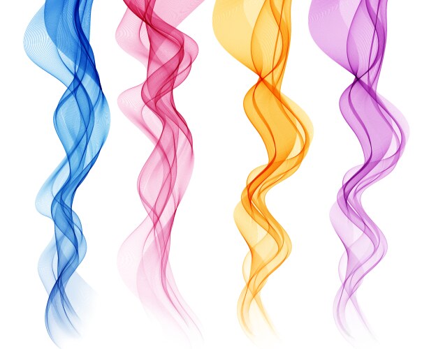 Abstract colorful background color wave Royalty Free Vector