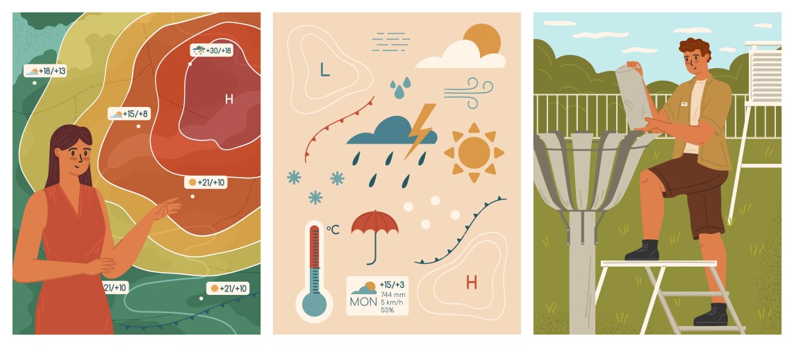 Weatherman Cartoon Vector Images (75)